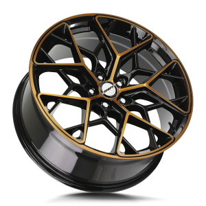 The Piston Wheel by Shift in Black Machined Bronze – Strada Wheels