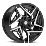 The Valve Wheel by Shift in Gloss Black Machined Tips – Strada Wheels