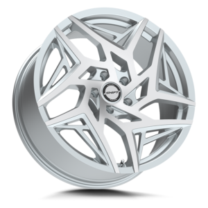 The Valve Wheel by Shift in Silver Machined – Strada Wheels