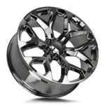The Snowflake Wheel by Strada OE Replica in Black Chrome – Strada Wheels