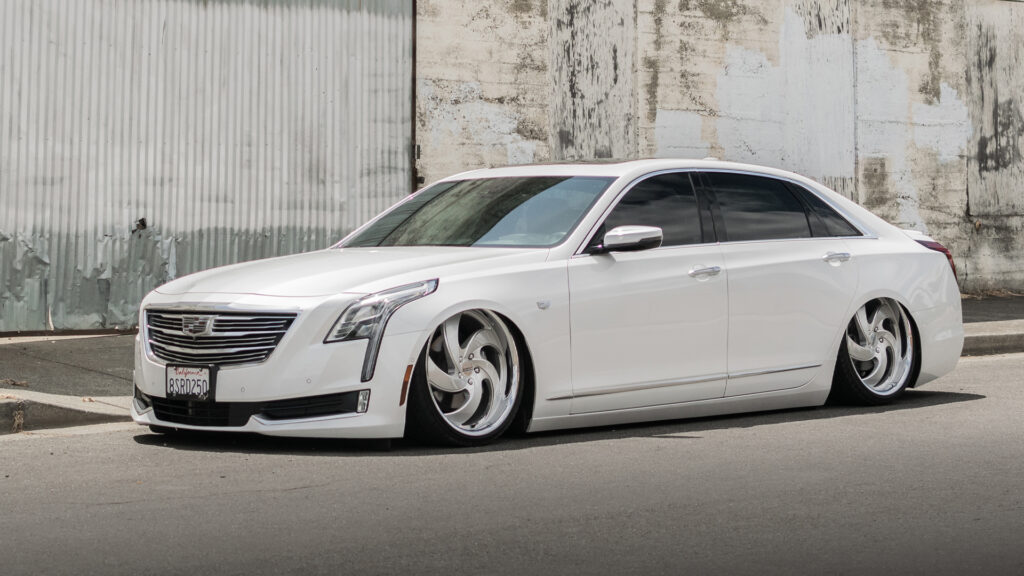 Retro 5 Strada Wheels | Bagged Cadillac CT6 – Strada Wheels