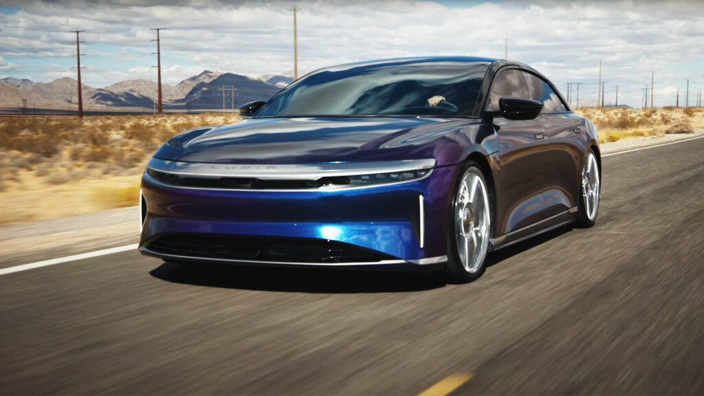 Strada Wheels – Chrome Martello Wheels on a Lucid – 2024 SEMA – Strada ...