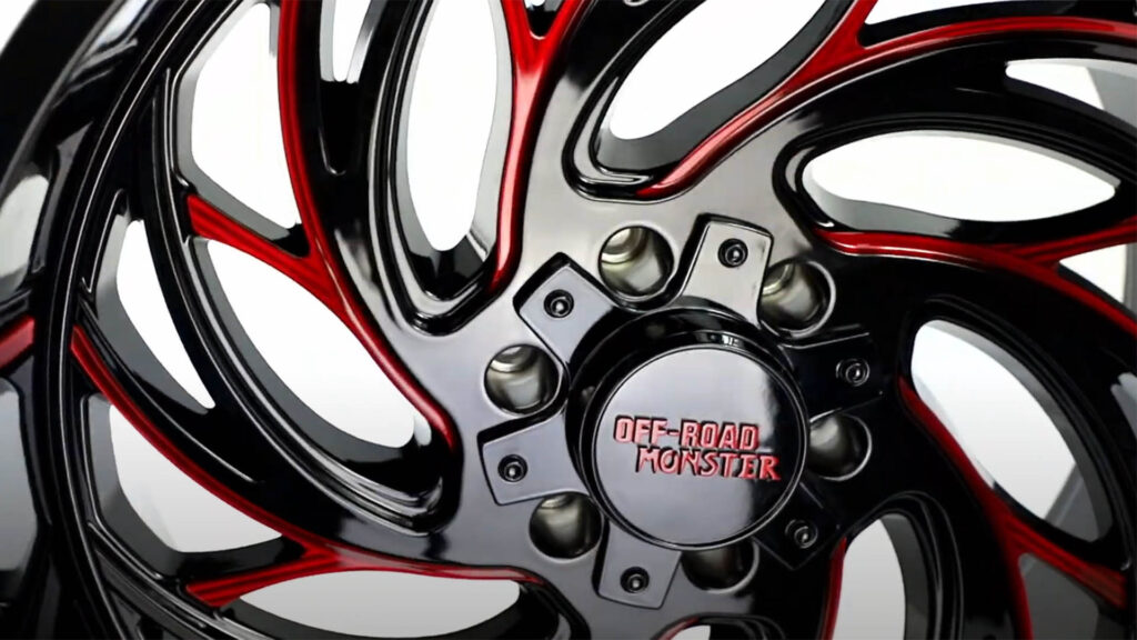 Offroad Monster – M29 | Gloss Black Candy Red Milled – Strada Wheels