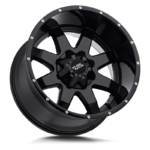 The M08 Wheel by Off Road Monster in All Gloss Black – Strada Wheels