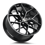 The Piston Wheel by Shift in Gloss Black Machined – Strada Wheels