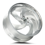 The Retro 5 Wheel by Strada Street Classics in Brushed Face Silver ...