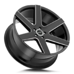 The Coda Wheel by Strada in Gloss Black Milled – Strada Wheels