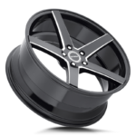The Perfetto Wheel by Strada in Gloss Black Milled – Strada Wheels