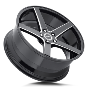 The Perfetto Wheel by Strada in Gloss Black Milled – Strada Wheels