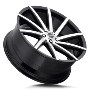 The Sega Wheel by Strada in Gloss Black Machined – Strada Wheels