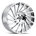 The X02 Wheel by Xcess in Chrome – Strada Wheels